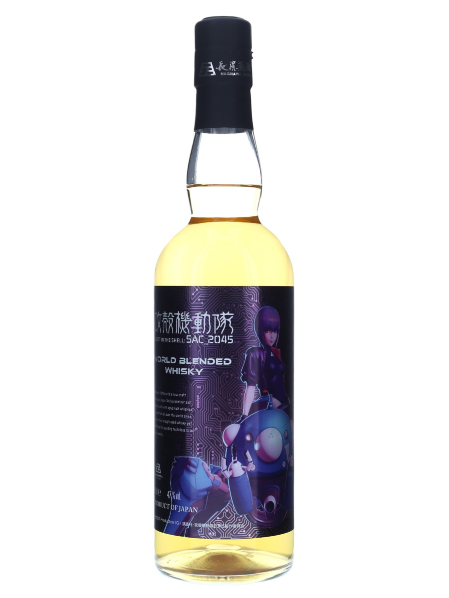 Amahagan World Blended Whisky Ghost in The Shell SAC_2045 70cl / 47% - Kabukiwhisky Buy Japanese ...