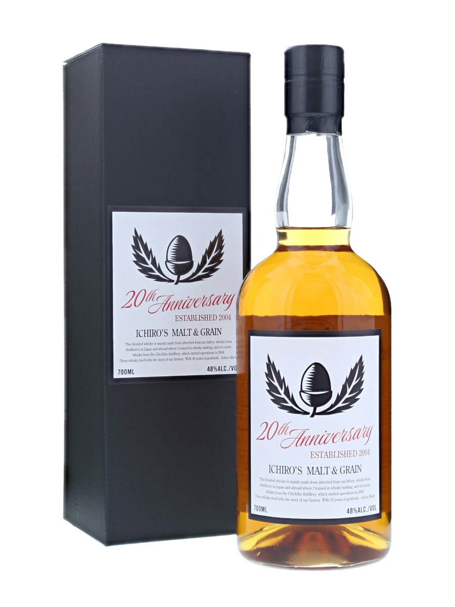 Ichiro's Malt & Grain World Blended 20th Anniversary 70cl / 48% - Kabukiwhisky Buy Japanese whisky
