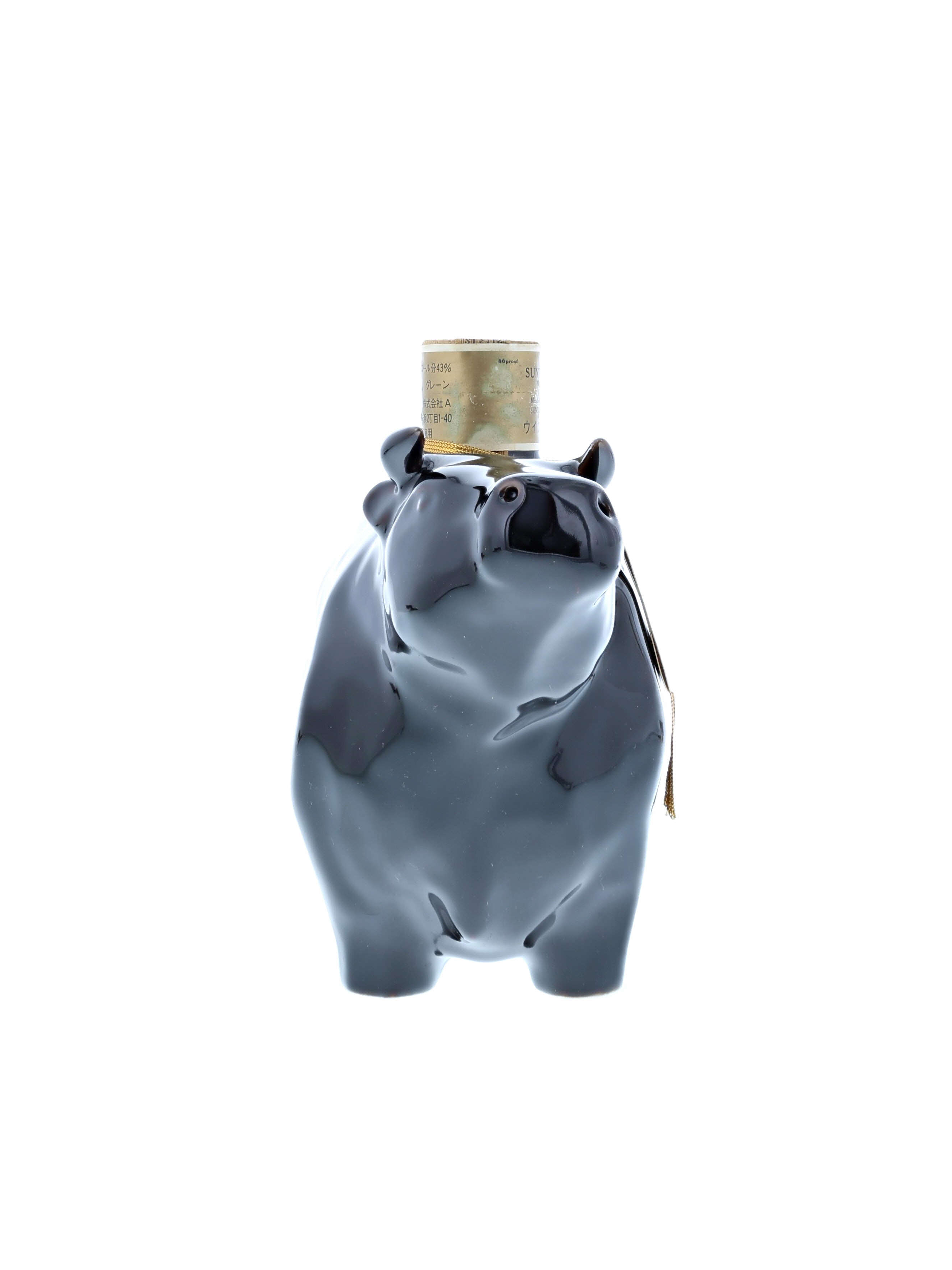 Suntory Old Blended Whisky Zodiac Ceramic Boar Bottle Bot.Pre1989 70cl ...