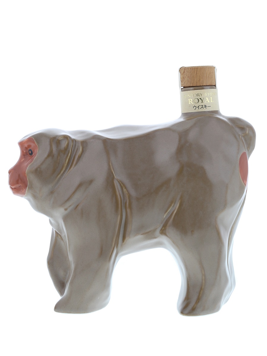 Suntory Royal Blended Whisky Zodiac Ceramic Monkey Bottle 1992 60cl ...