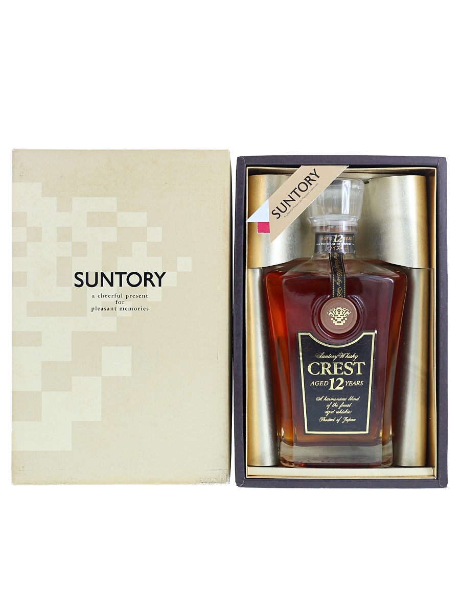 Suntory Crest Blended Whisky 12 Year 70cl / 43% - Kabukiwhisky Buy ...