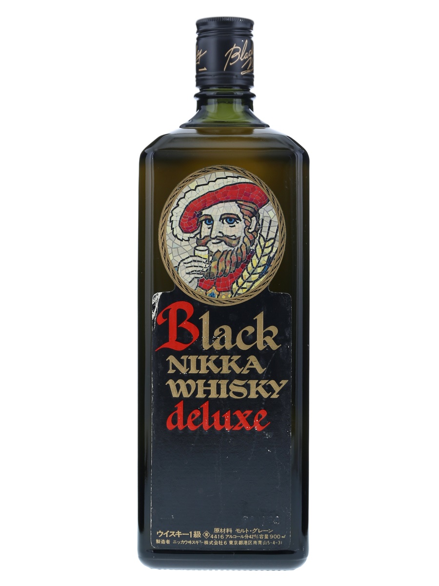 Black Nikka Deluxe Blended Whsiky Bot. Pre1989 90cl / 42% ...