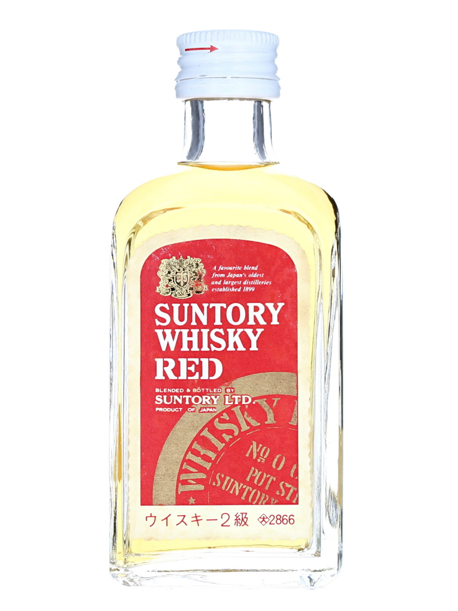 Suntory Whisky Red Miniature Bottle Bot. Pre1989 5cl / 39% ...