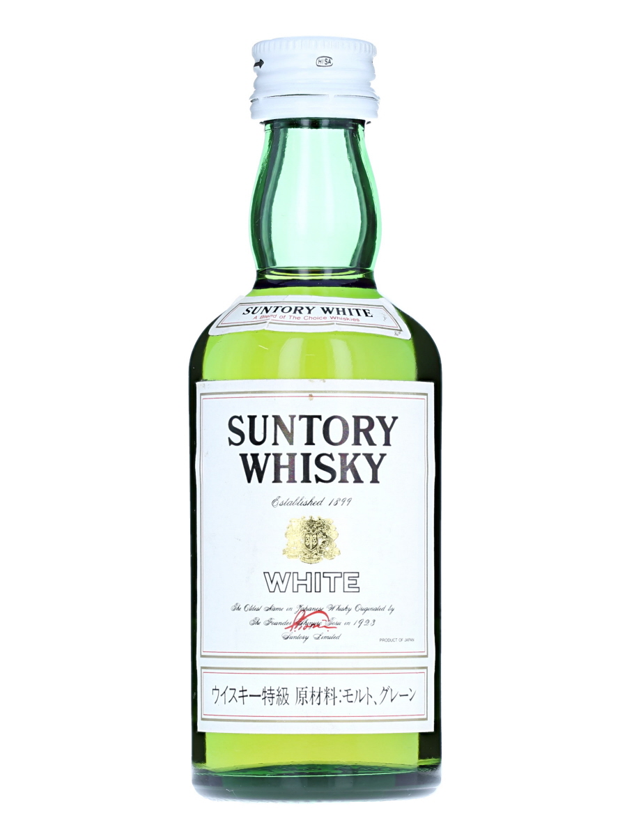 Suntory White Blended Whisky Miniature Bottle Bot.Pre 1989 5cl / 40% ...