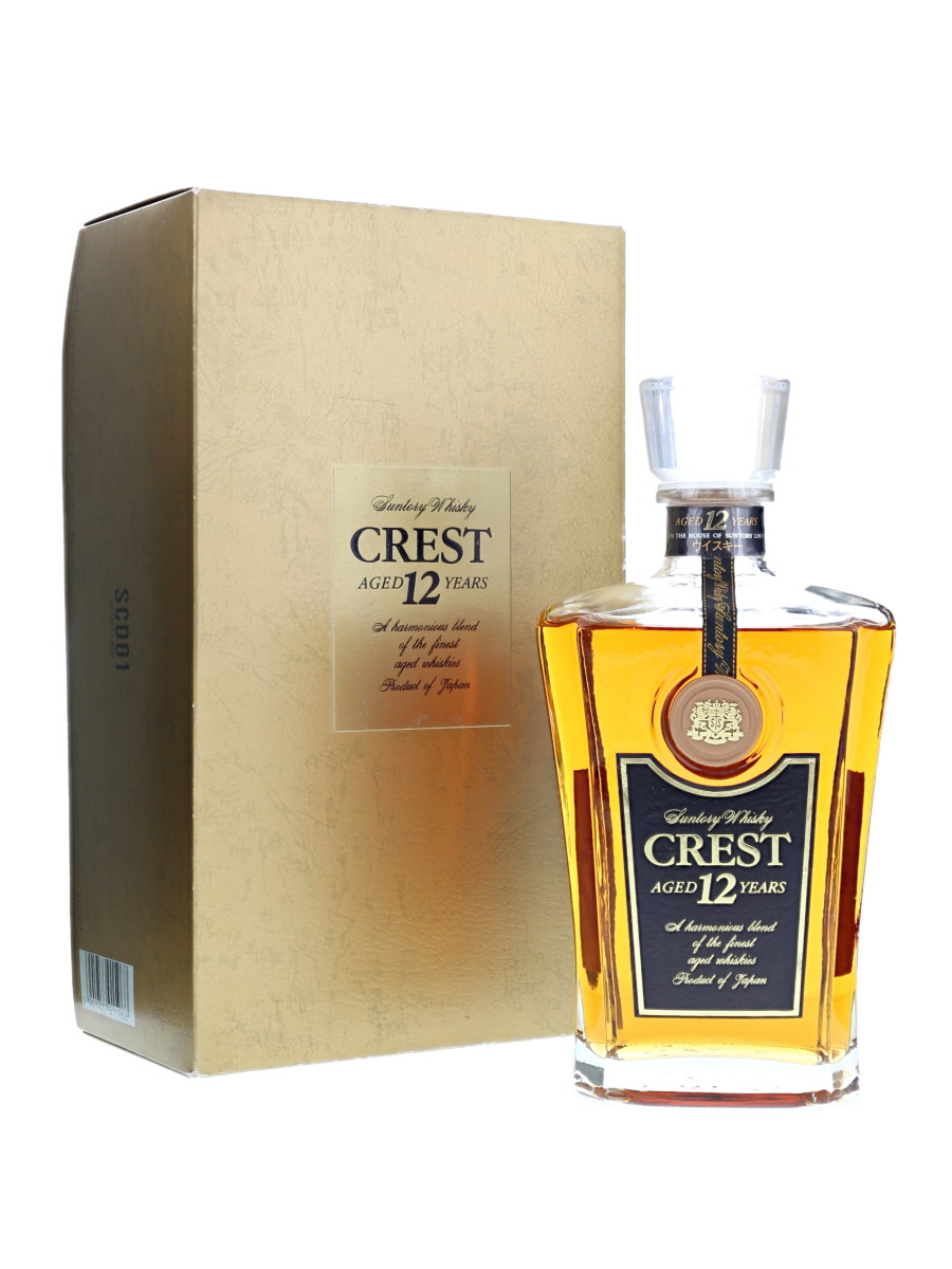 Suntory Crest 12 Years Blended Whisky 70cl / 43% - Kabukiwhisky Buy ...