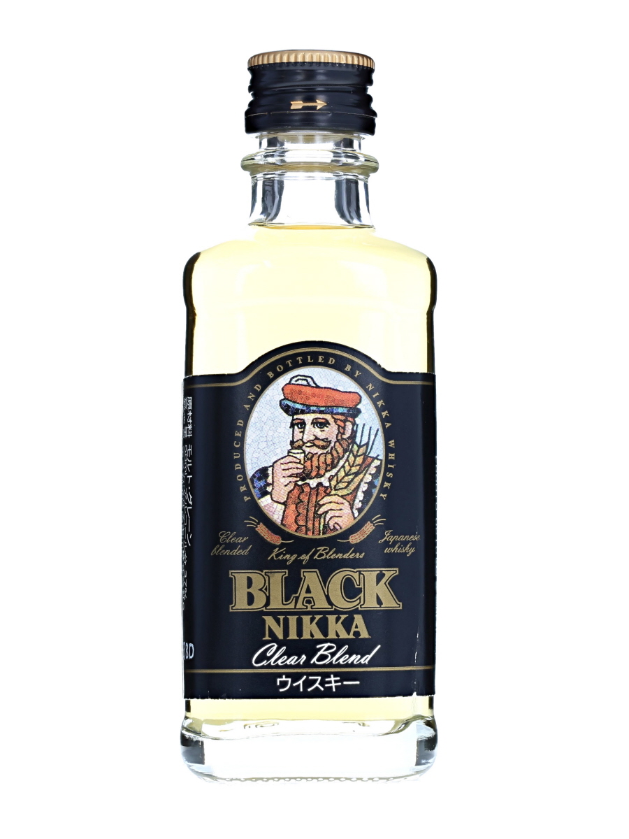 Black Nikka Clear Blend Miniature Bottle 5cl / 37% - Kabukiwhisky Buy ...